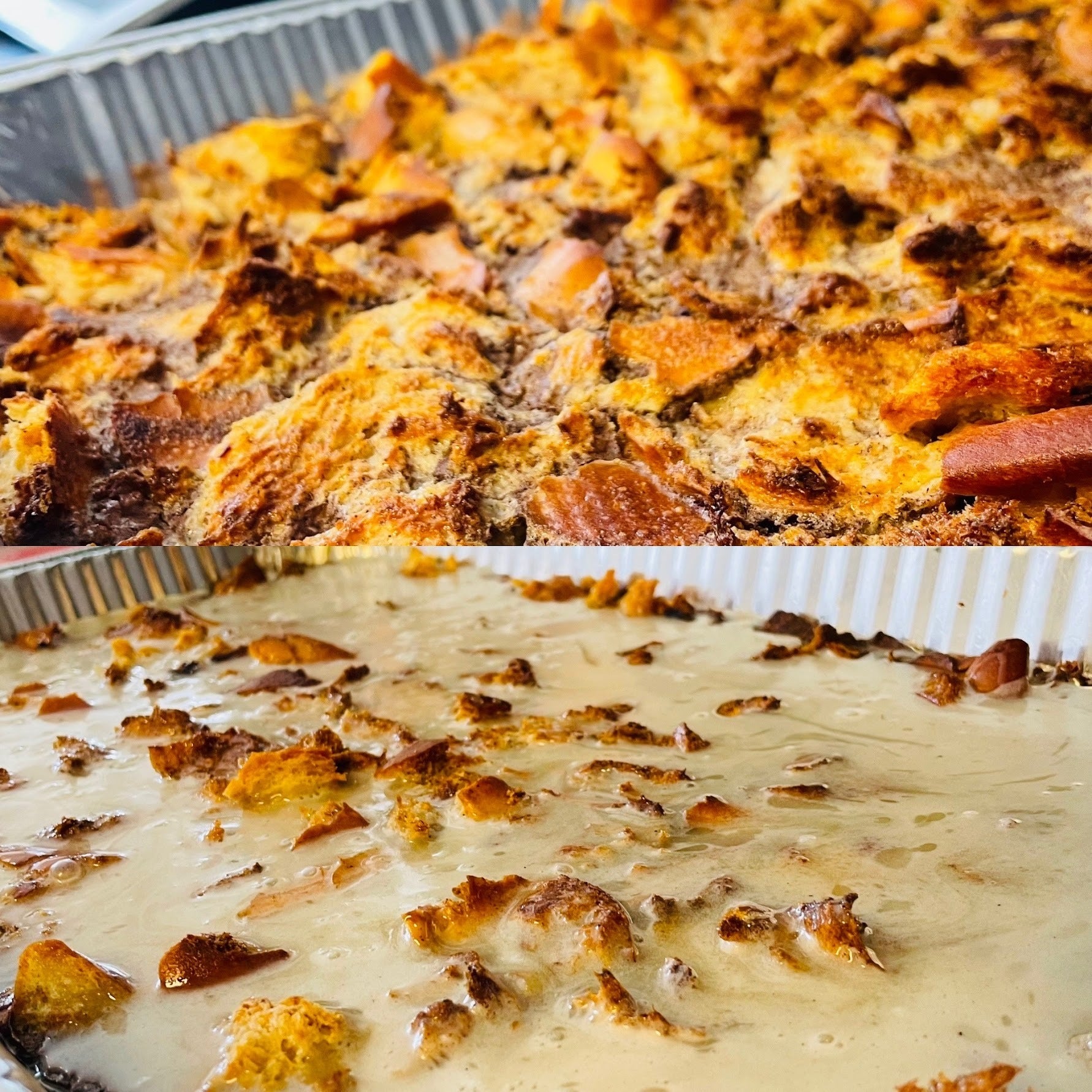 Pan of Bread Pudding | Hoffman's Drive-in
